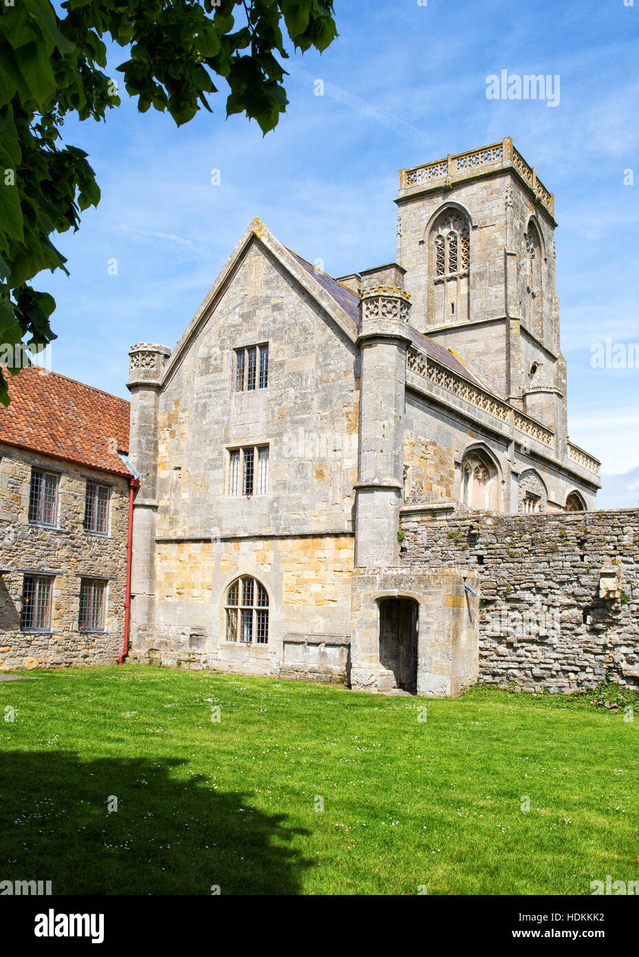 Woodspring Priory a former Augustinian monastery which became a working ...