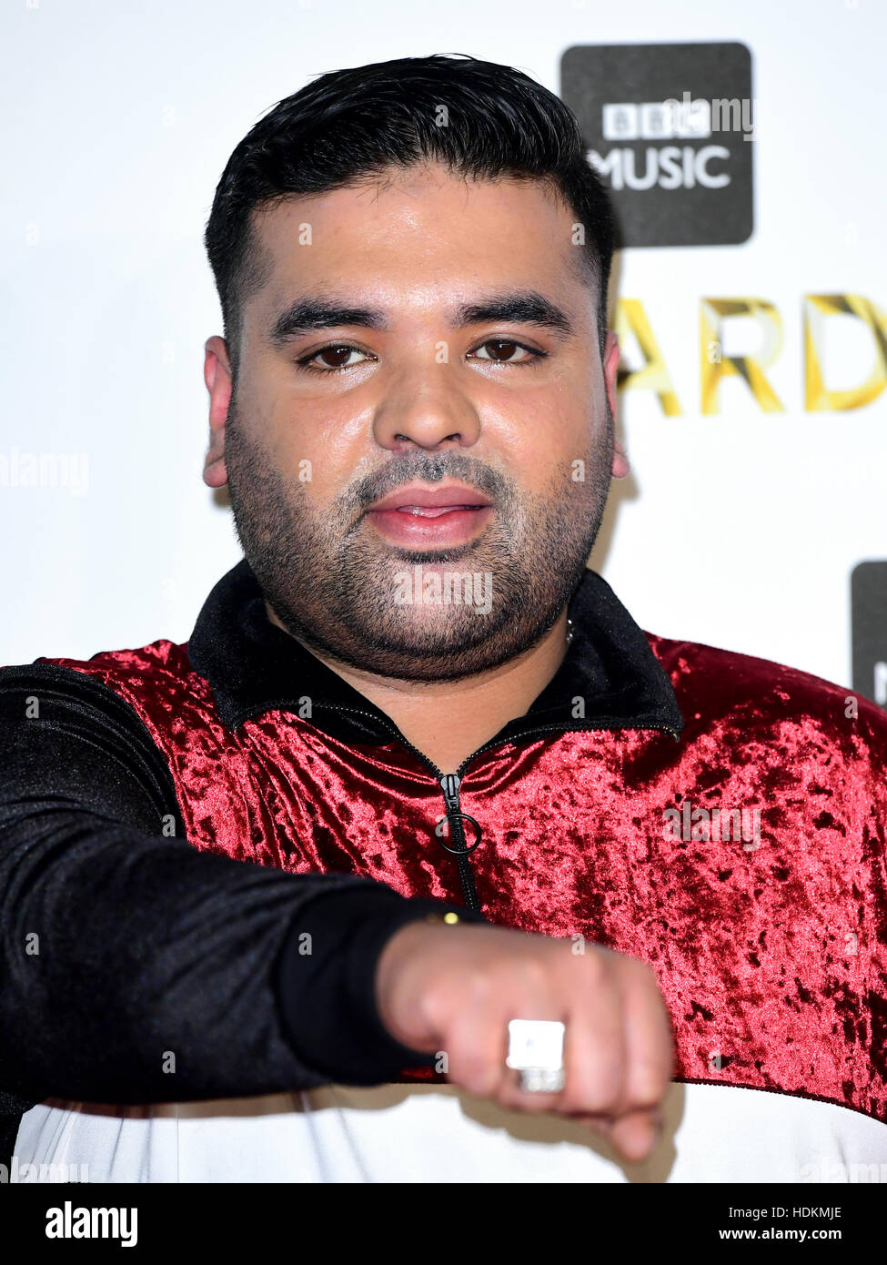 Naughty Boy attending the BBC Music Awards at the Royal Victoria Dock ...