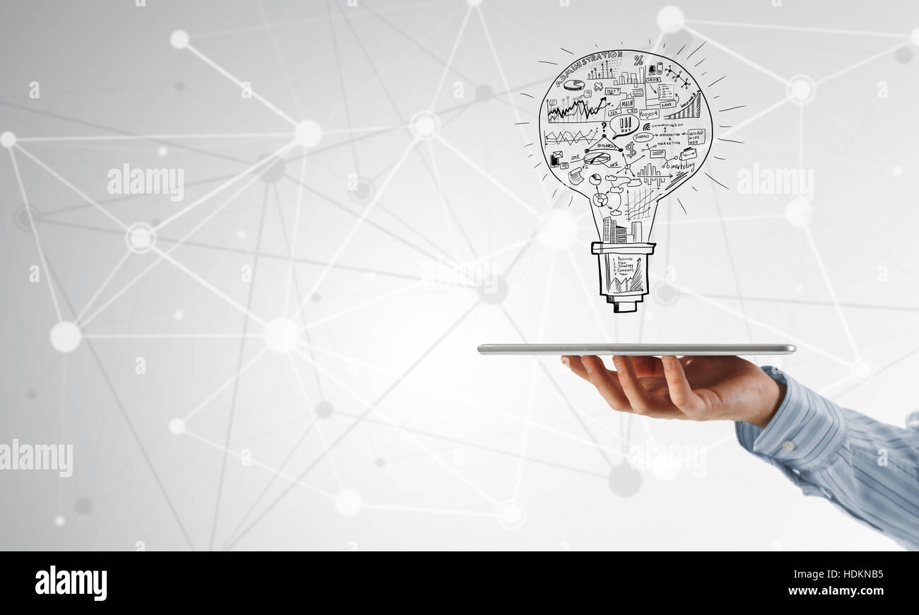 Idea for E-business Stock Photo - Alamy