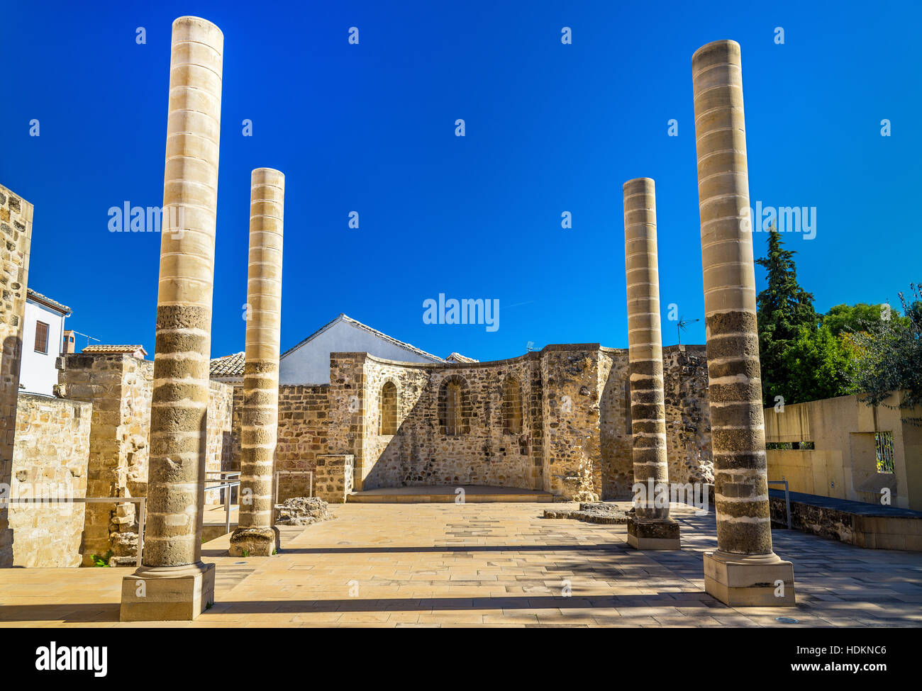 Ruins of the San Juan Bautista Church in Baeza - Spain Stock Photo - Alamy