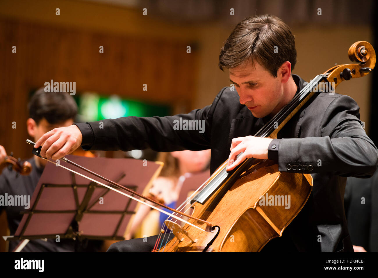 Guy Johnston (cello) performing in concert at MusicFest Aberystwyth ...