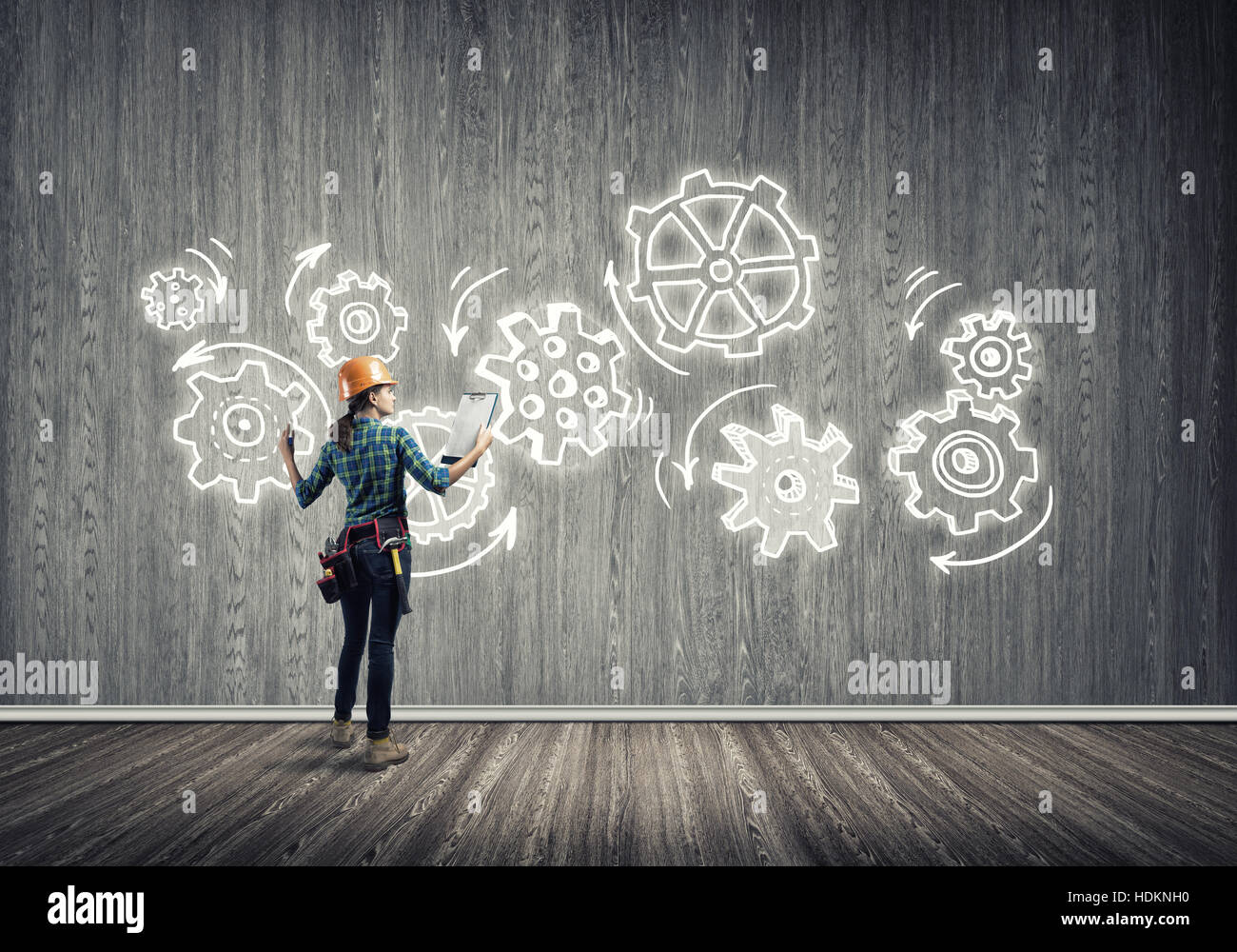 Industrial construction and maintenance Stock Photo - Alamy