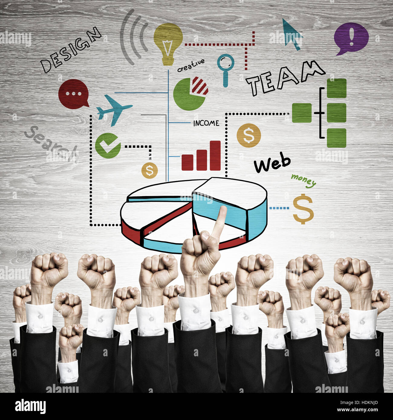 Business and teamwork concept Stock Photo - Alamy