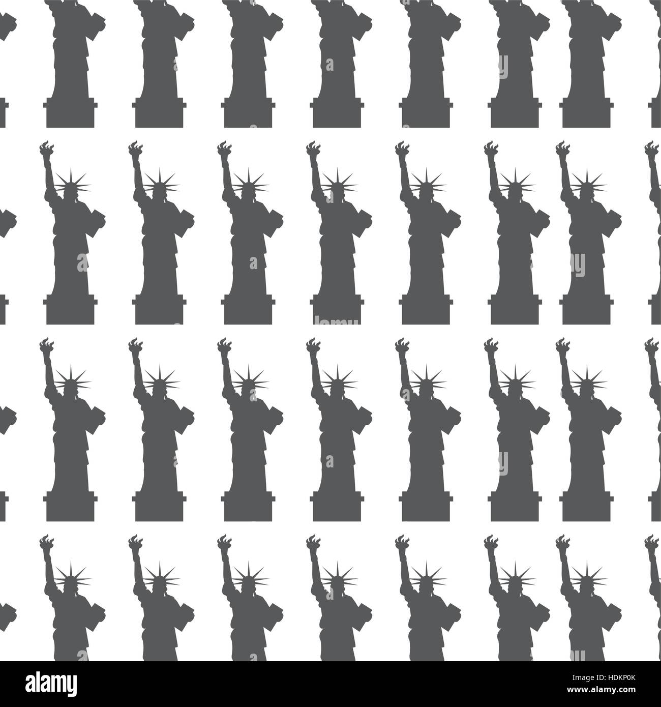 liberty statue pattern background vector illustration design Stock ...