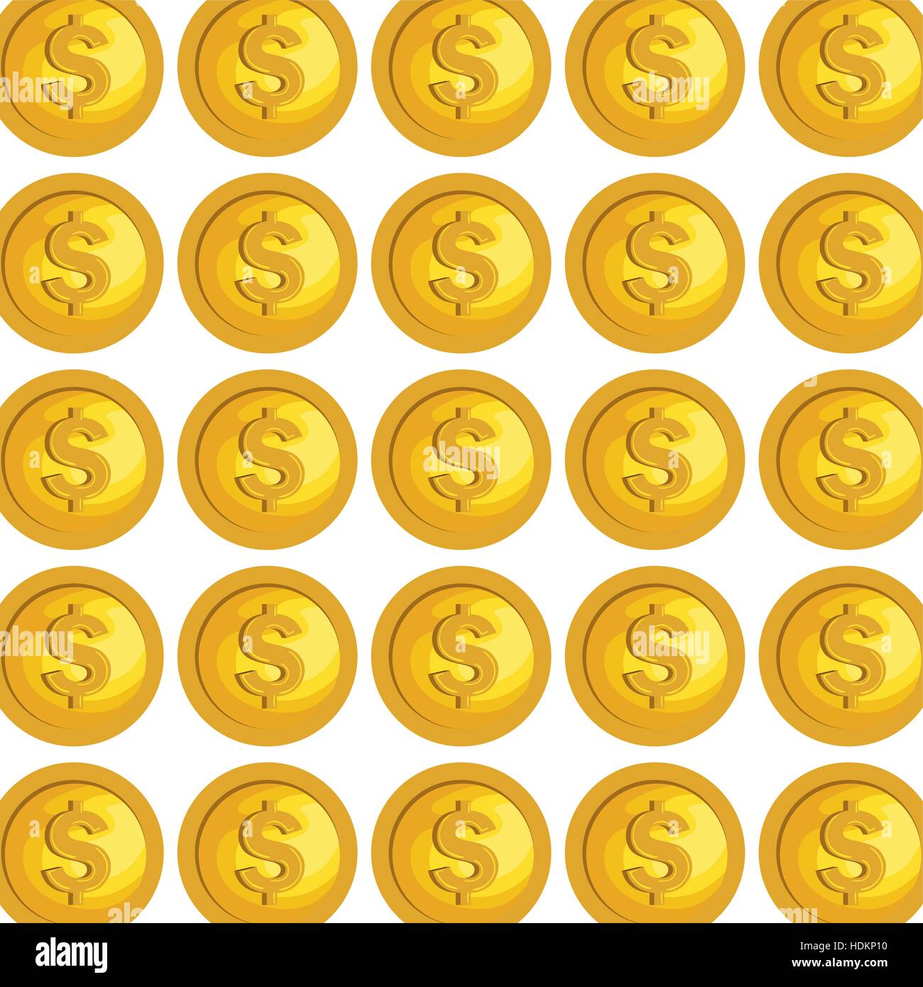 coin money isolated icon vector illustration design Stock Vector Image ...