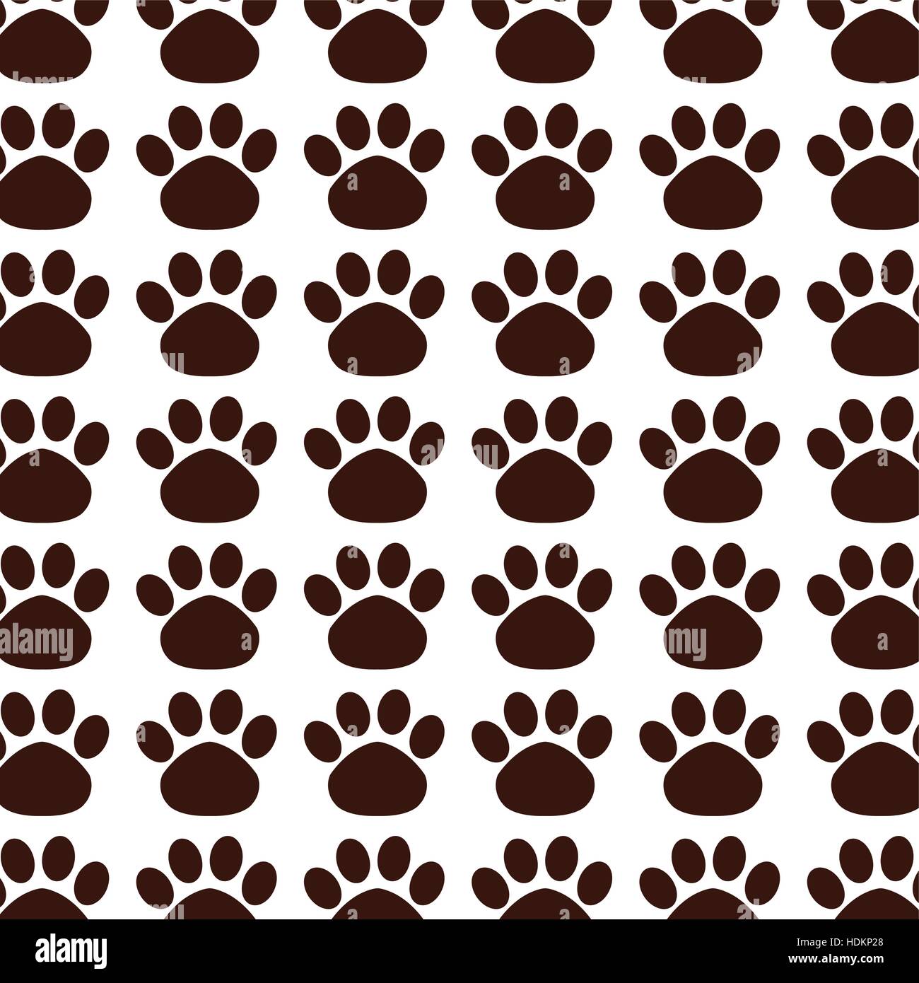foot print mascot pattern vector illustration design Stock Vector Image ...