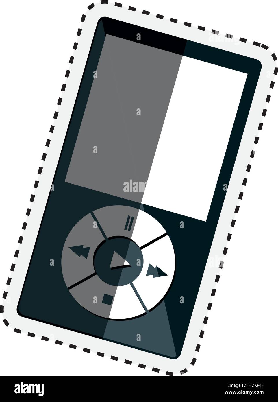 music player mp3 icon vector illustration design Stock Vector Image ...