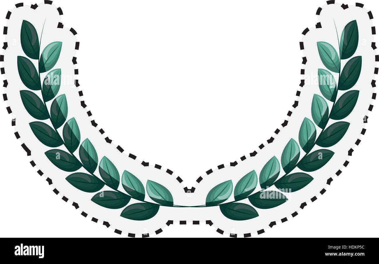 wreath crown isolated icon vector illustration design Stock Vector ...