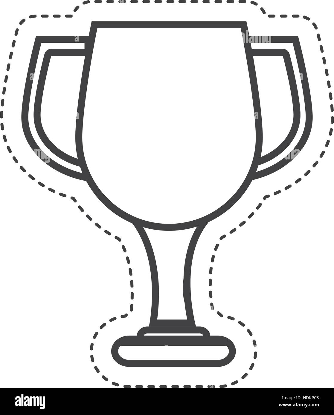 trophy cup award icon vector illustration design Stock Vector Image ...