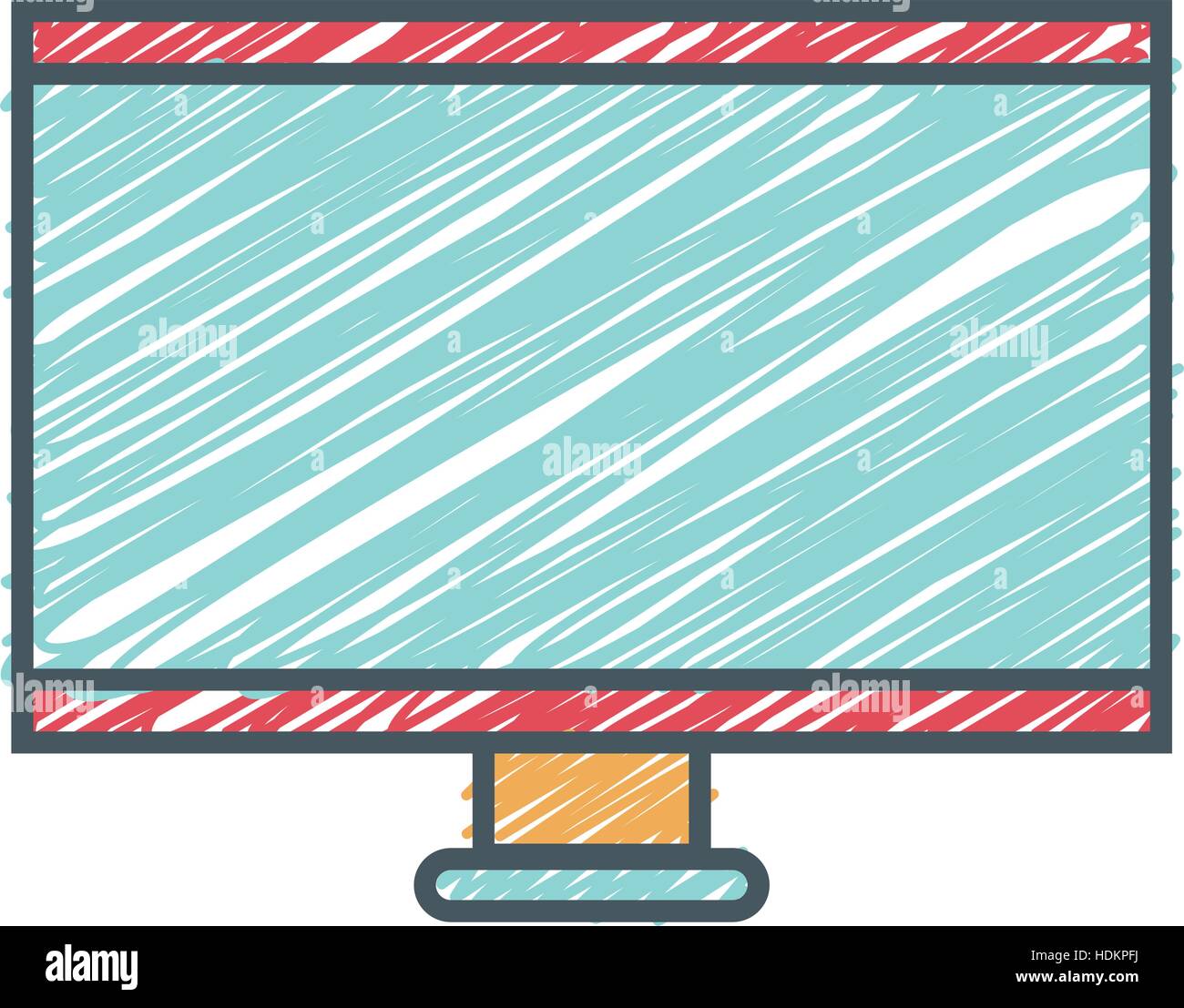 monitor desktop computer icon vector illustration design Stock Vector ...