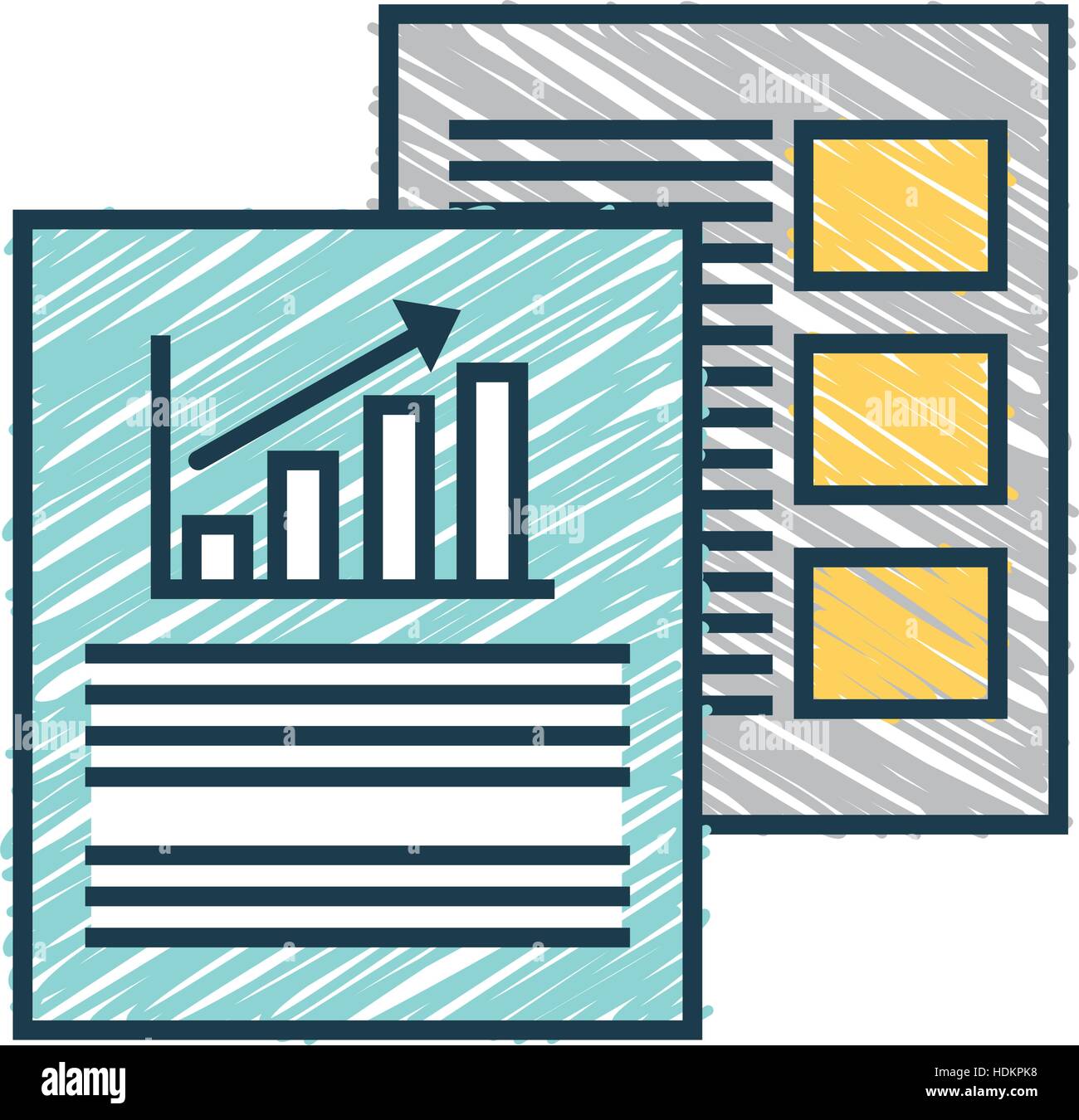 office documents isolated icons vector illustration design Stock Vector ...