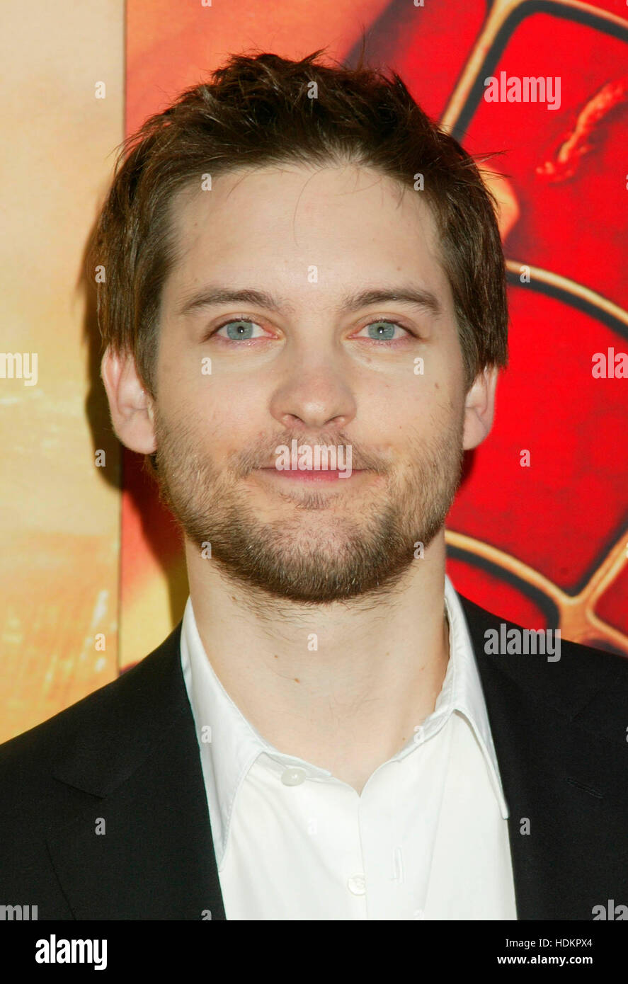 Actor Tobey Maguire at the premiere for the Columbia Pictures film ...