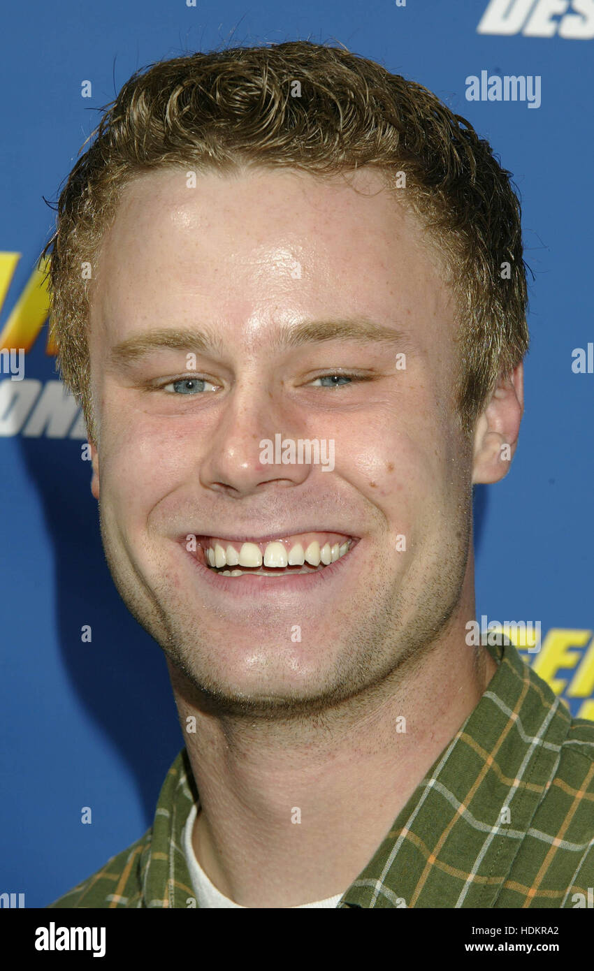 Eric Nenninger at the premiere of 'Cody Banks 2: Destination London' in Los Angeles, California ...