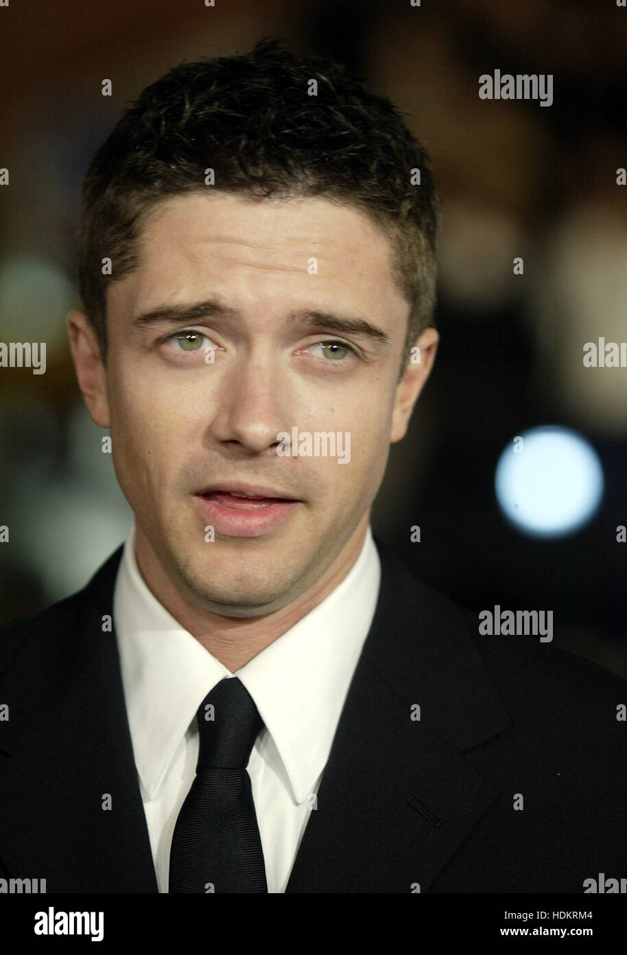 Topher Grace at the premiere of the film, 'Ocean's Twelve' at Grauman's ...