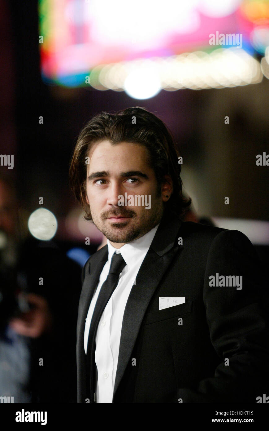 Colin Farrell at the premiere of the film, 'Alexander'' at Grauman's ...