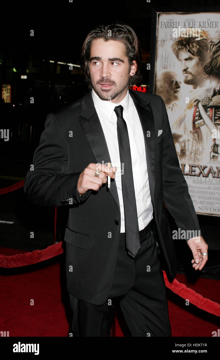 Colin Farrell at the premiere of the film, 'Alexander'' at Grauman's ...