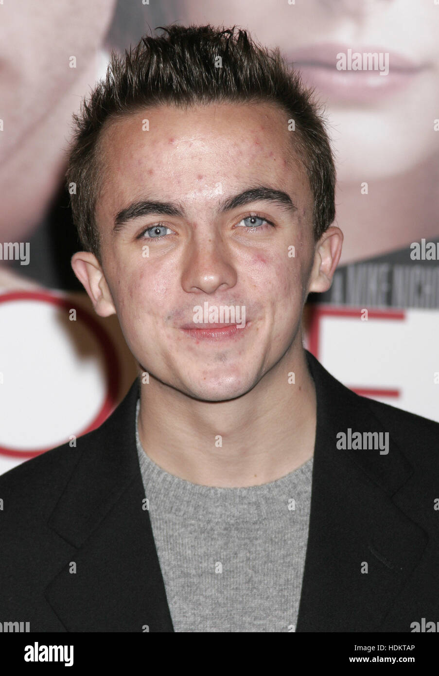 Frankie Muniz at the premiere of the film, 'Closer' at Mann Village ...