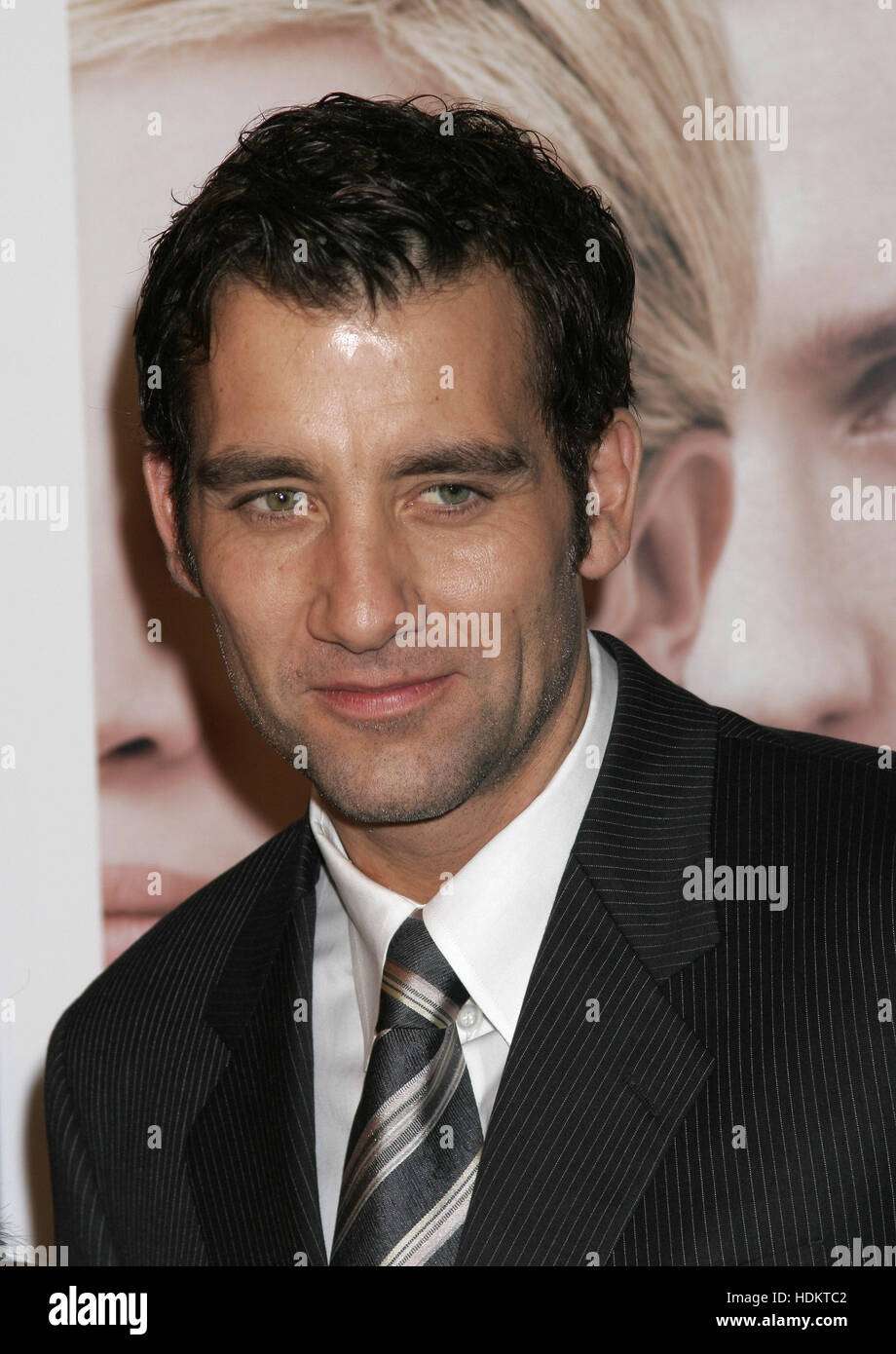 Clive Owen at the premiere of the film, 'Closer' at Mann Village ...