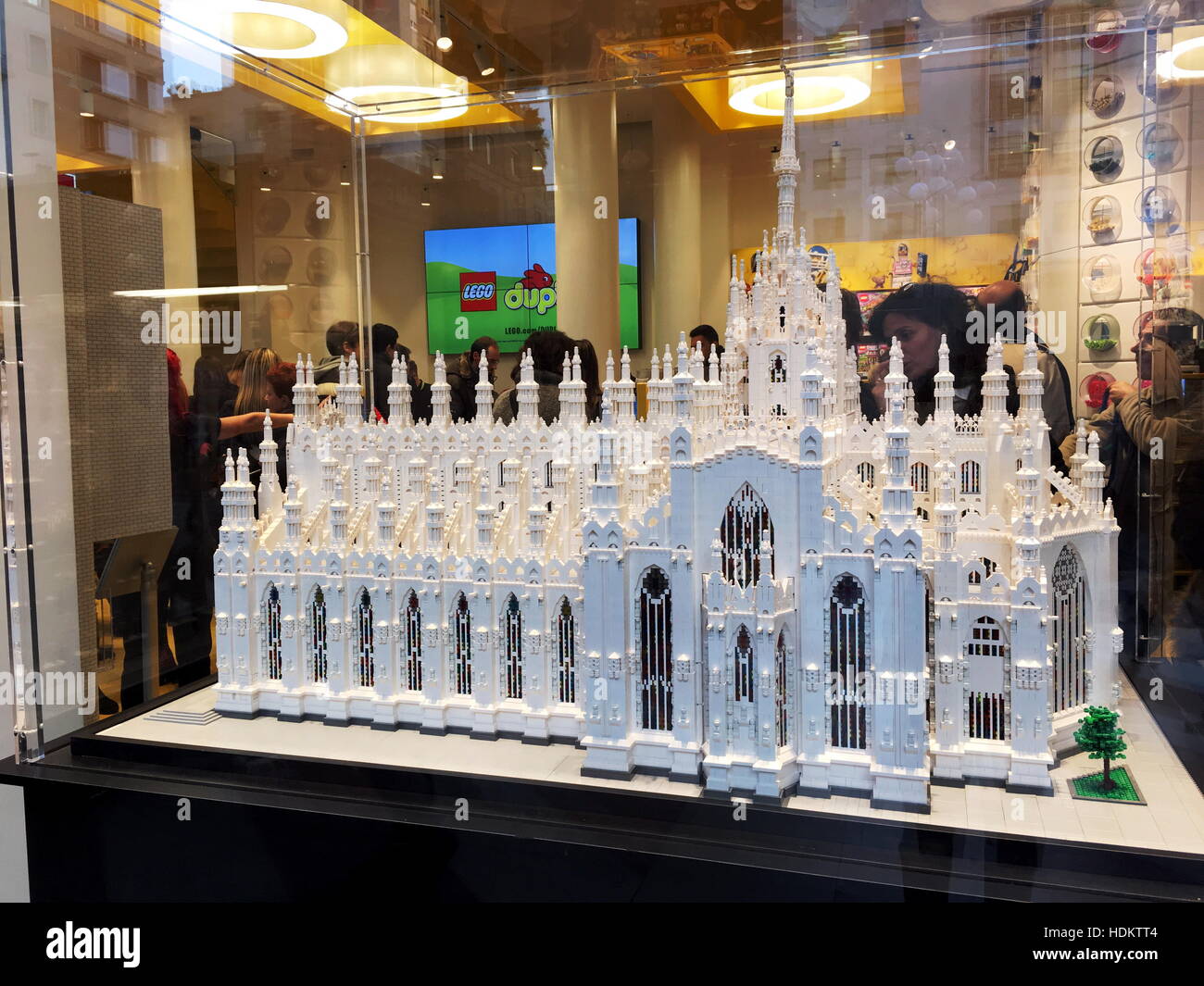 Lego opens it's largest store in Europe at the Piazza San Babila in ...