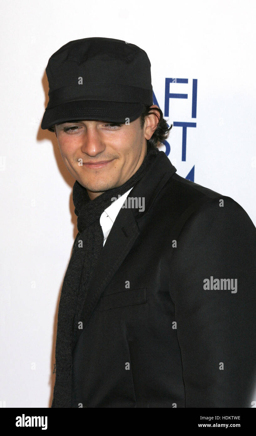Actor Orlando Bloom at the premiere for 'Beyond the Sea' on November 4 ...