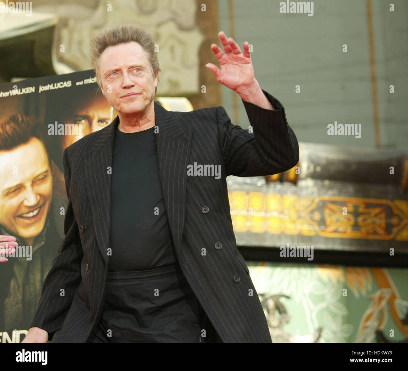 Actor Christopher Walken during the footprint and handprint ceremony at ...
