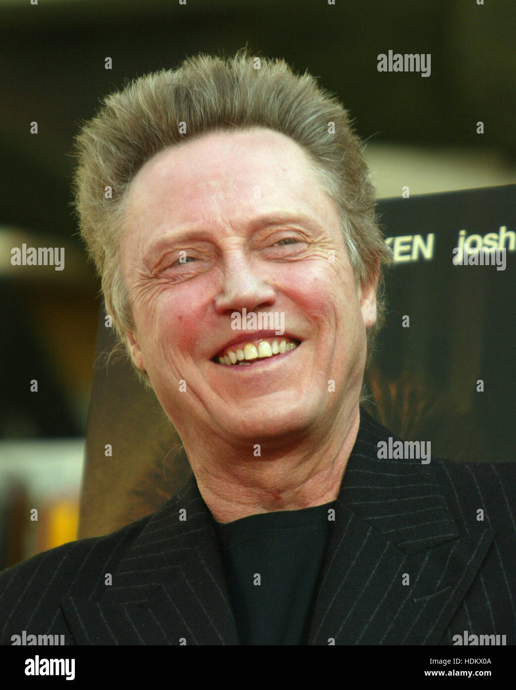 Academy Award winning actor Christopher Walken laughs during the ...