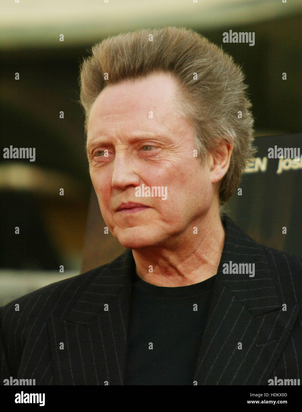 Actor Christopher Walken during the footprint and handprint ceremony at ...
