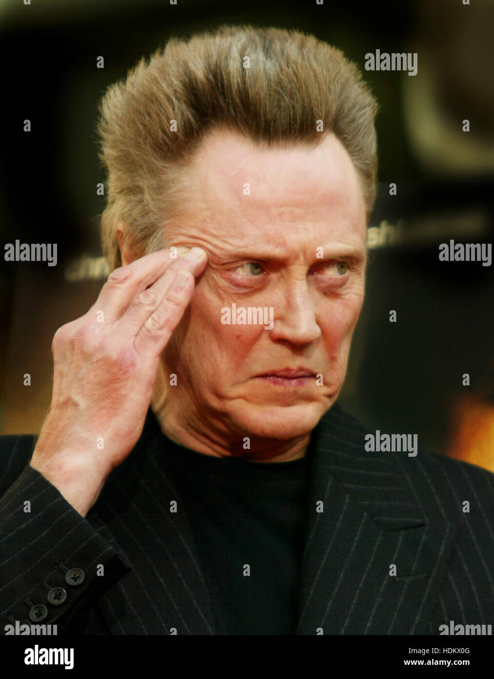 Actor Christopher Walken during the footprint and handprint ceremony at ...