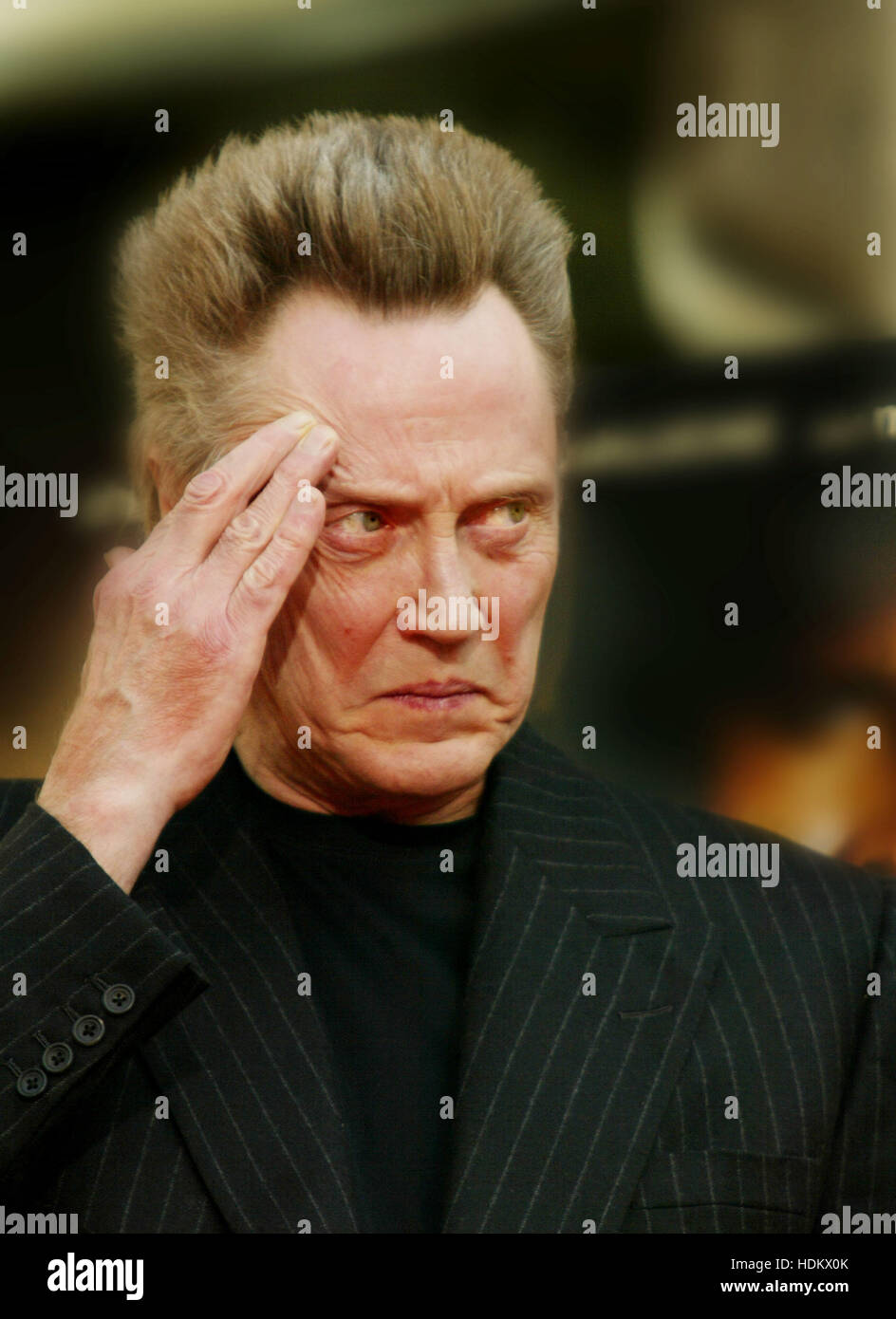 Actor Christopher Walken during the footprint and handprint ceremony at ...