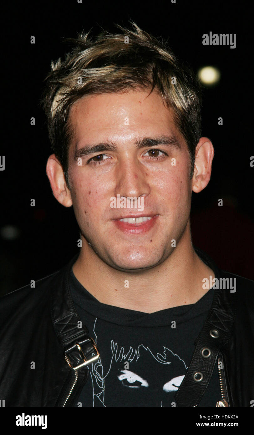 Eric Szmanda before the Ray Charles tribute concert at the Staples ...