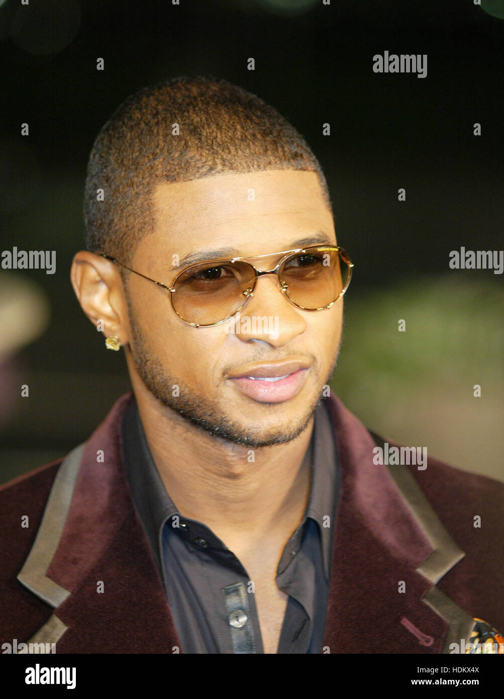 The singer Usher before the Ray Charles tribute concert at the Staples ...
