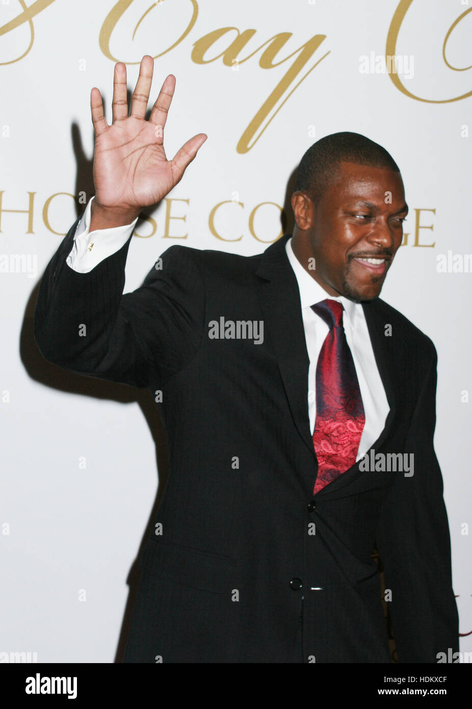 Actor Chris Tucker at a fundraiser in Beverly Hills, CA, for the Ray ...