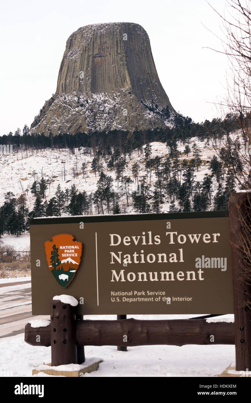 Devils tower wyoming hi-res stock photography and images - Alamy