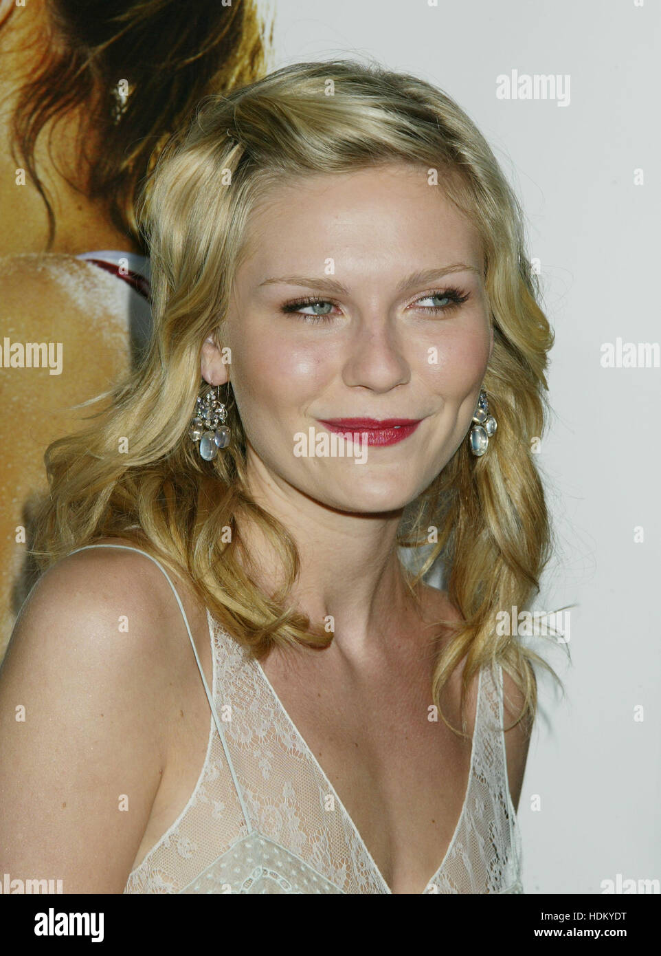 Actress Kirsten Dunst at the premiere of "Wimbledon" in Beverly Hills ...