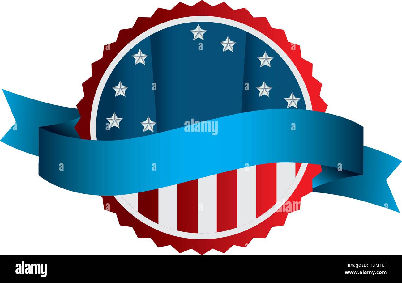 united states of america emblem vector illustration design Stock Vector ...