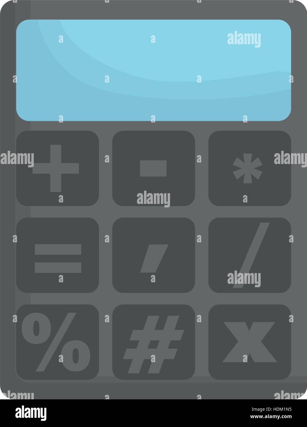 calculator with operation signs icon image vector illustration design ...