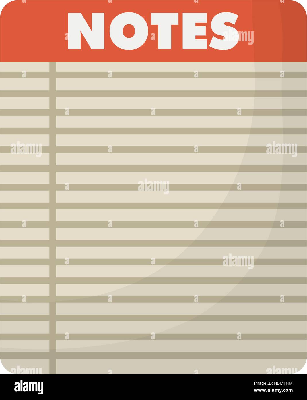 lined notepad icon image vector illustration design Stock Vector Image ...