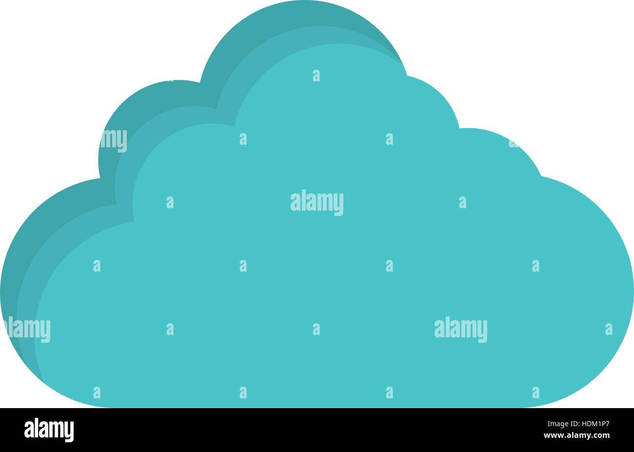 simple cloud icon image vector illustration design Stock Vector Image ...
