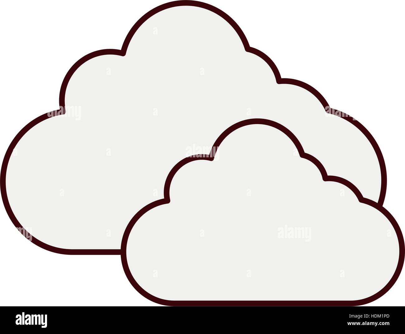 simple cloud icon image vector illustration design Stock Vector Image ...