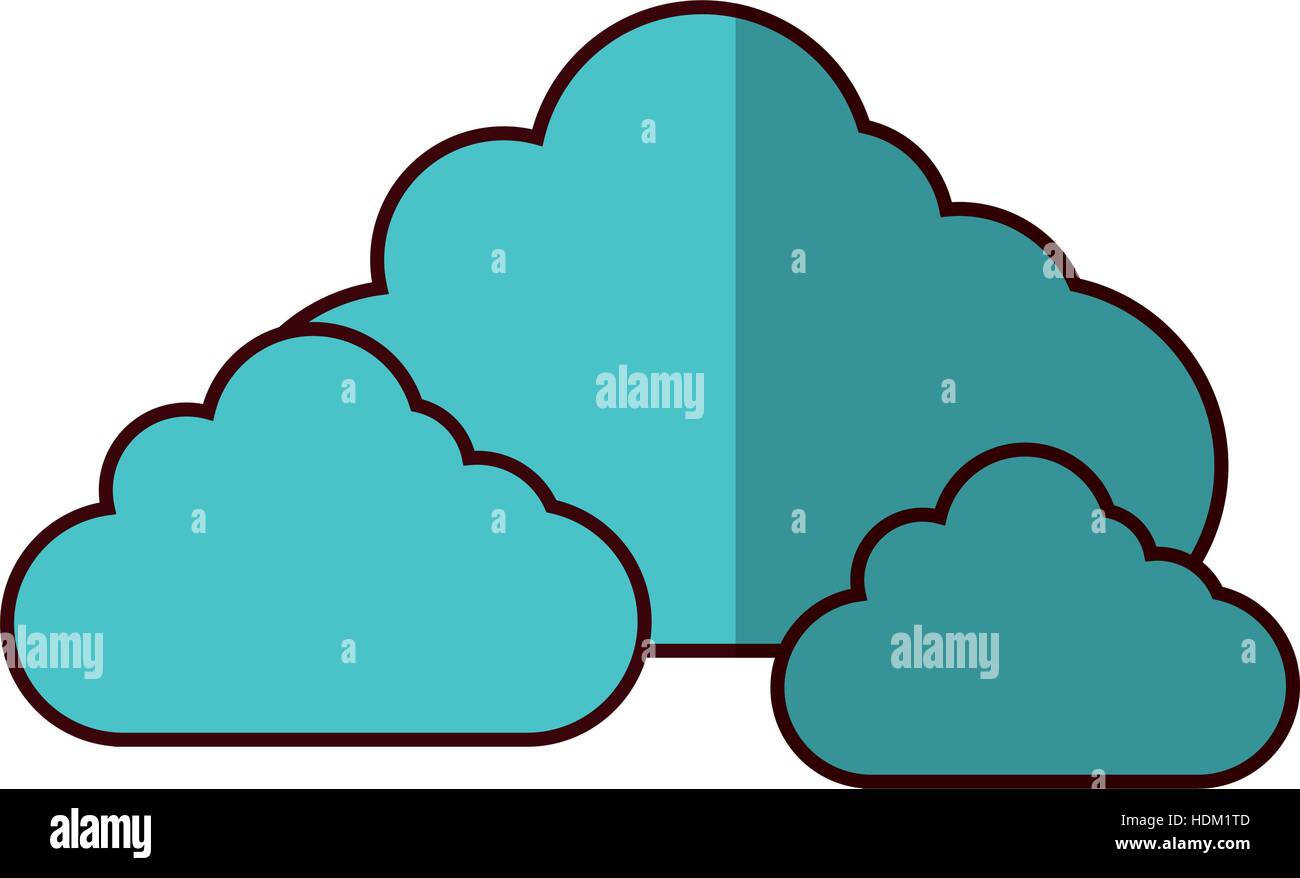 simple cloud icon image vector illustration design Stock Vector Image ...