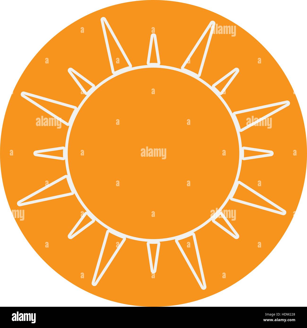 sun representation icon image vector illustration design Stock Vector ...