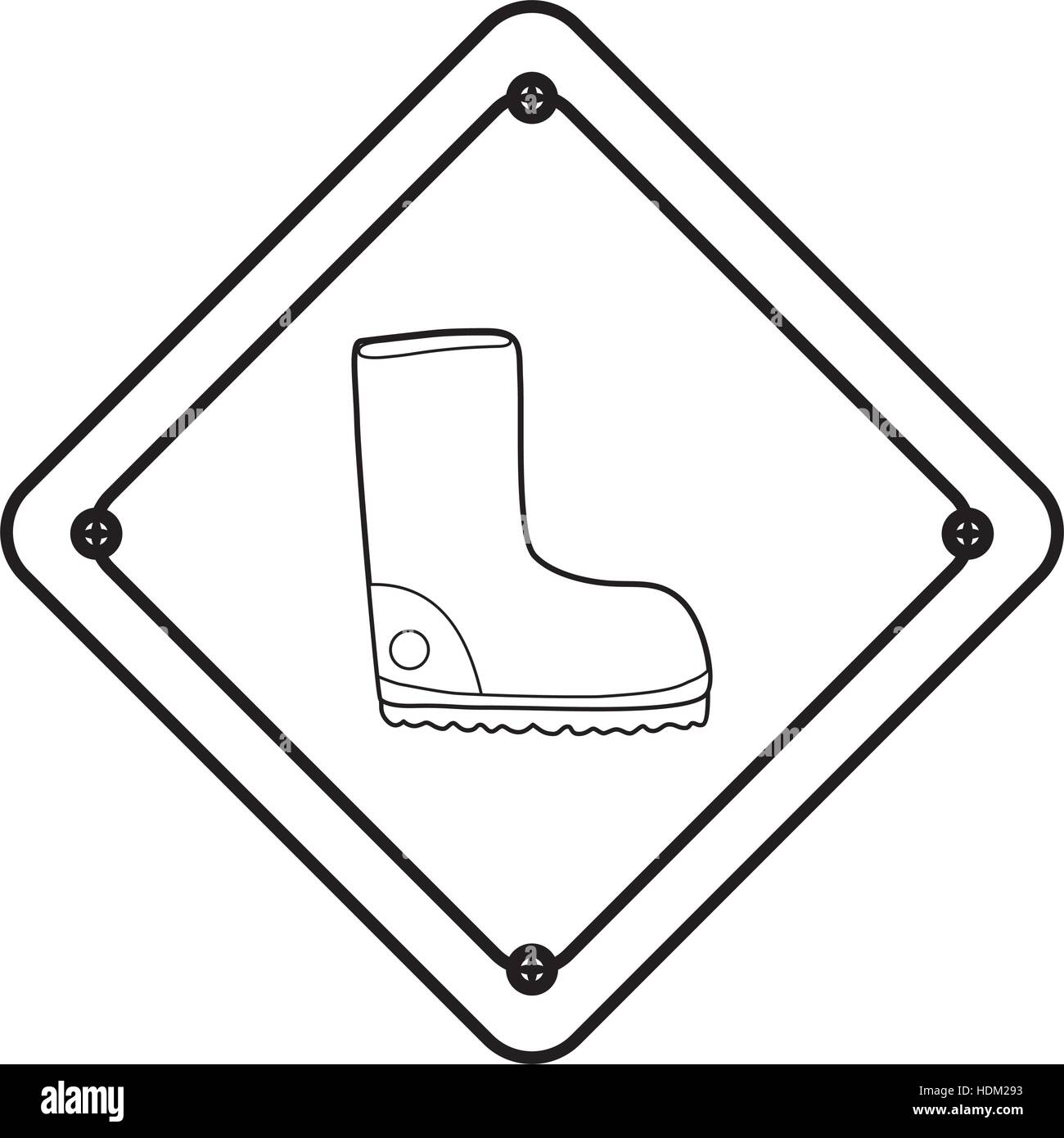 Construction road sign icon vector illustration graphic design Stock ...