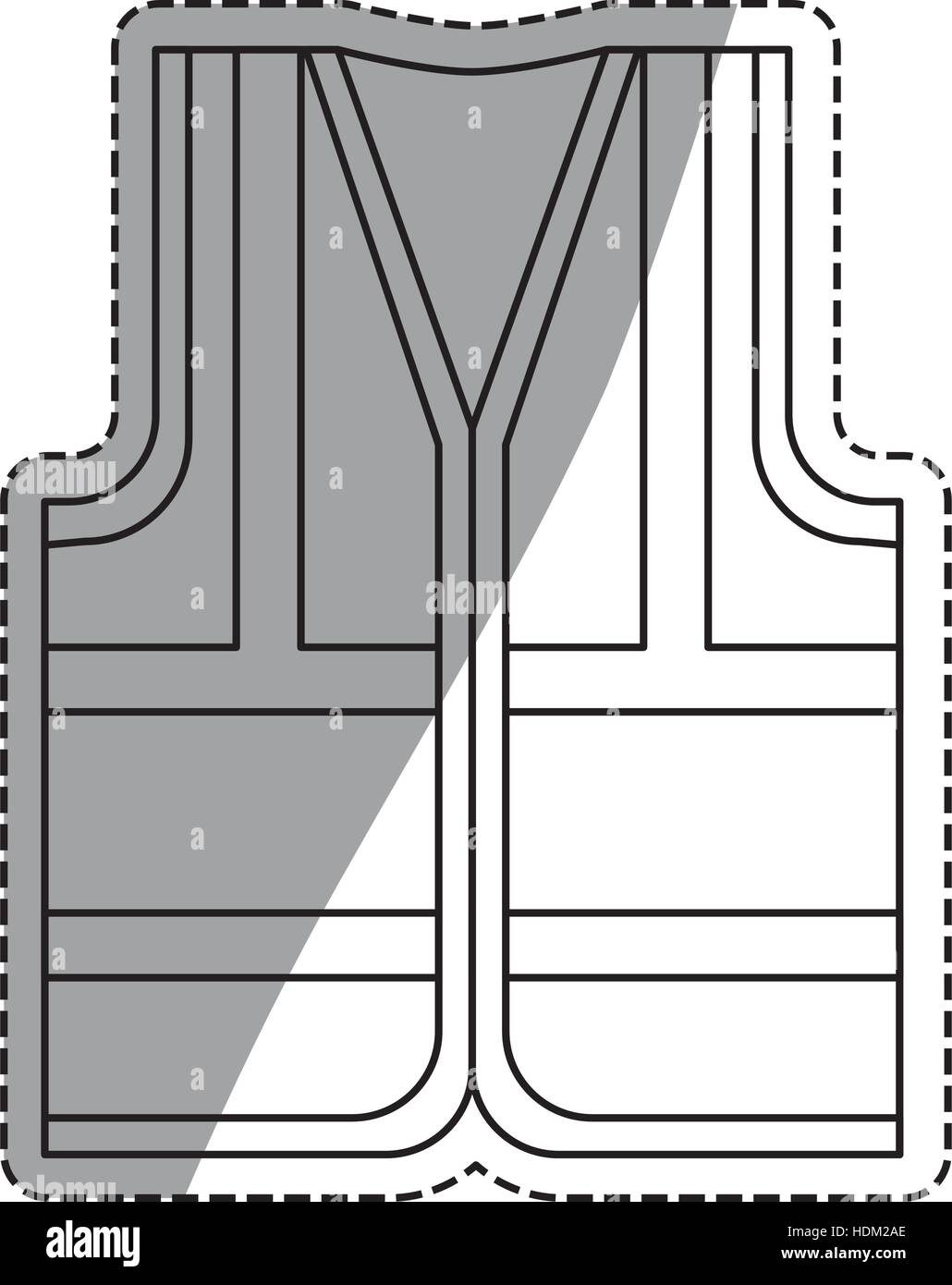 Industrial vest wear icon vector illustration graphic design Stock ...