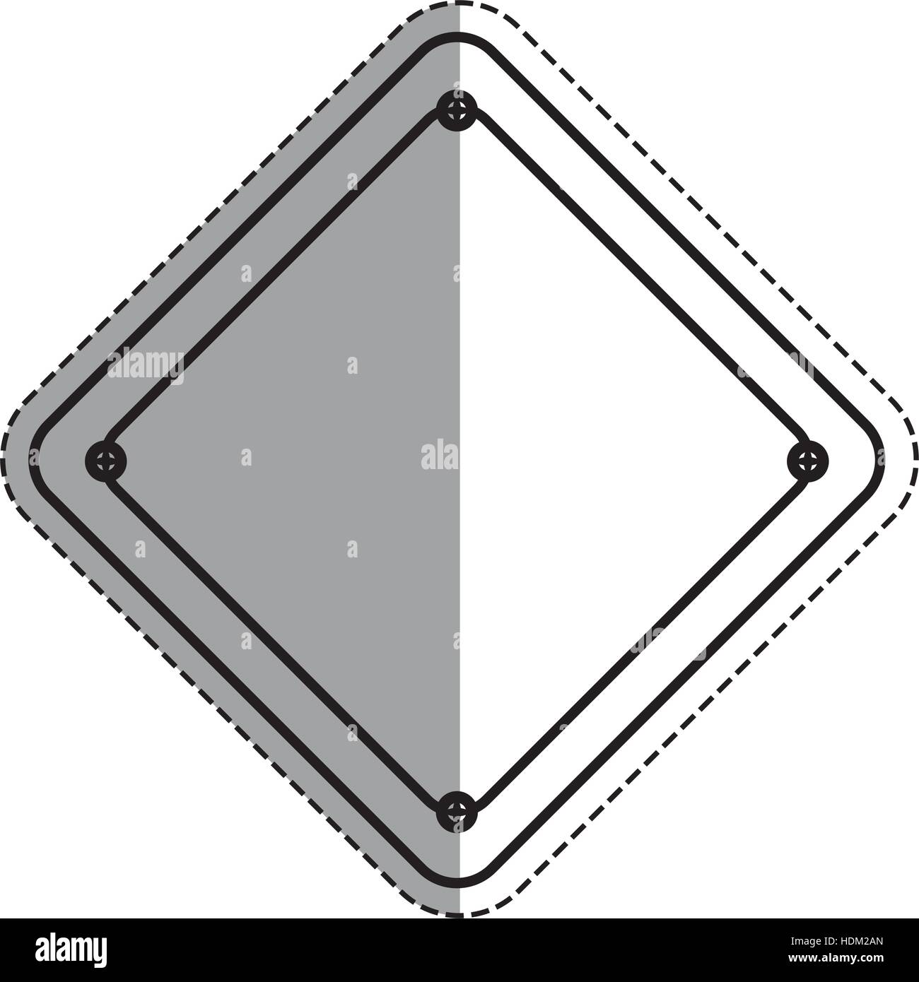 Construction road sign Stock Vector Image & Art - Alamy