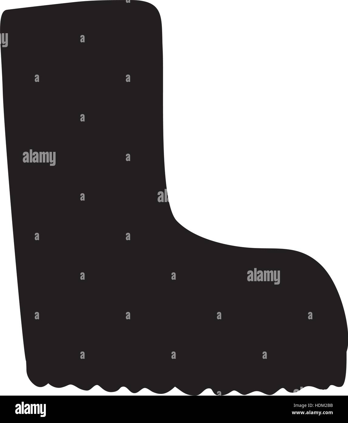 Black security boots Stock Vector Images - Alamy
