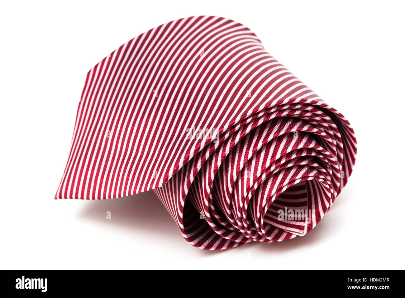 folded necktie on a white background Stock Photo - Alamy