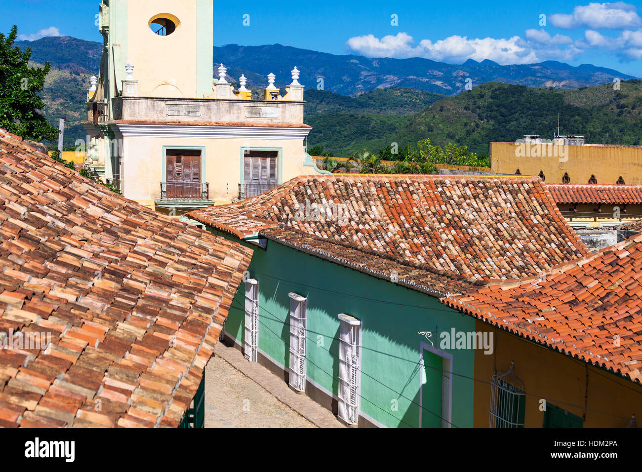beautiful church in Trinidad in the sky Stock Photo - Alamy