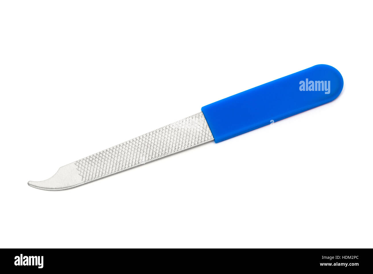 steel nailfile on a white background Stock Photo - Alamy