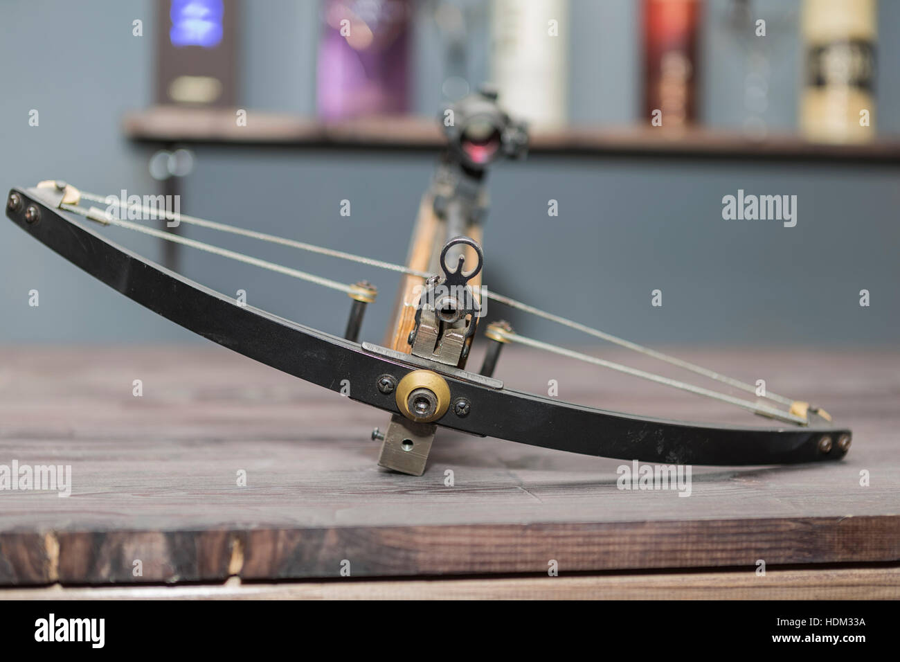 Crossbow, weapons producing boom Stock Photo - Alamy