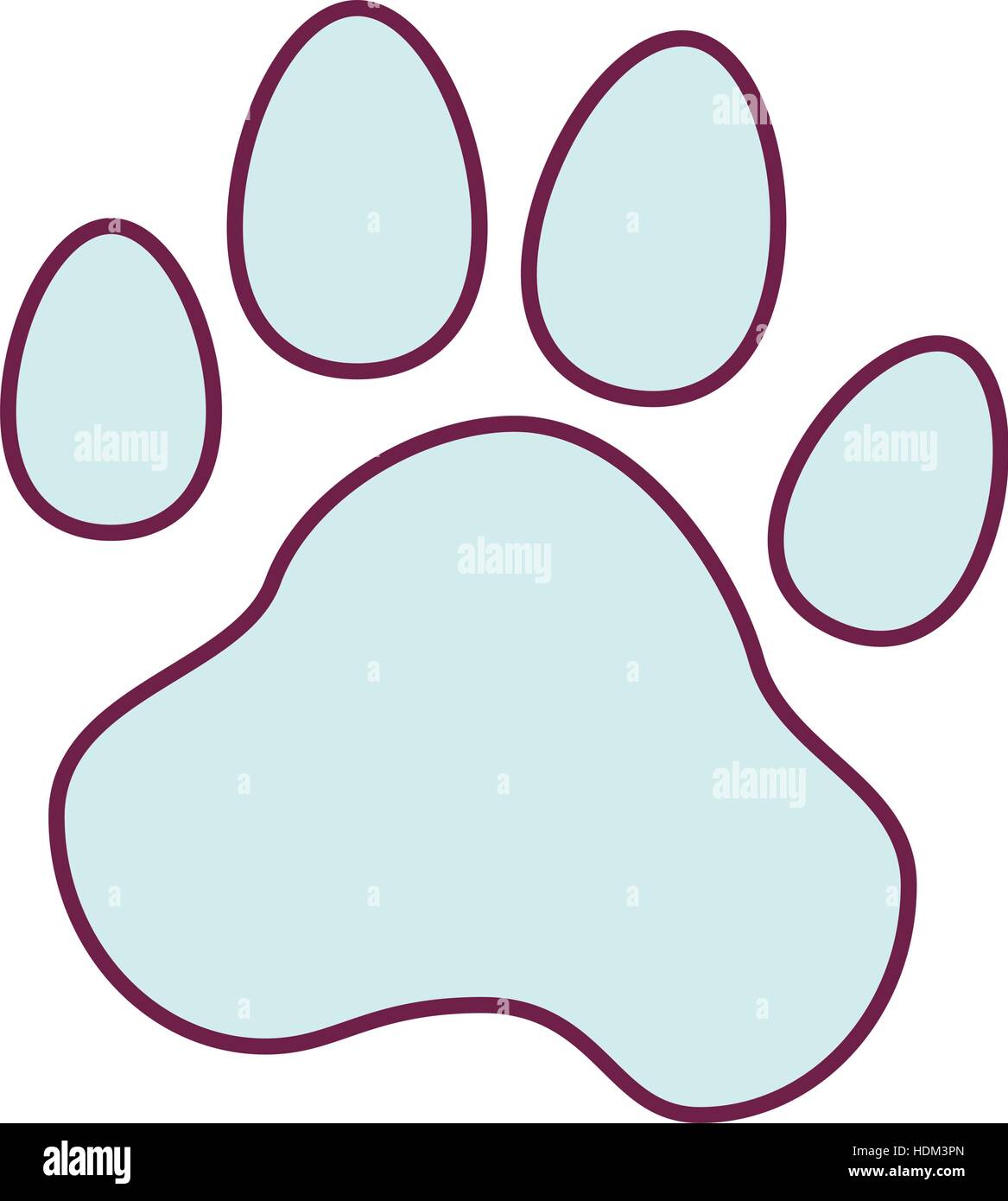 animal foot print icon vector illustration design Stock Vector Image ...